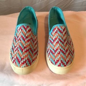Misbehave | Shoes | Woven Material Slip On Shoes | Poshmark